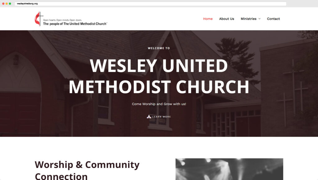 Wesley United Methodist Church - Nicely Done Sites